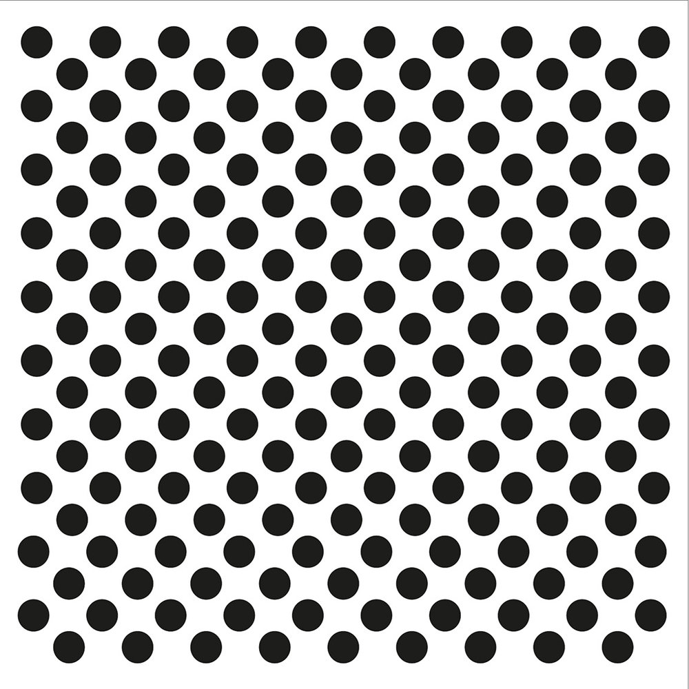 Dotty 6x6 Inch Stencil (IND1009) - Craftlines B.V.