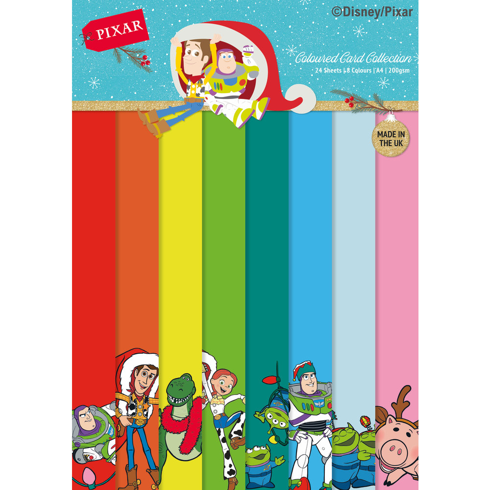 Toy Story A4 Coloured Card Collection Christmas (DYP0043) - Craftlines B.V.