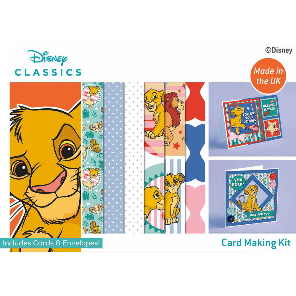 The Lion King A4 Box Card Making Kit (DYP0007) - Craftlines B.V.
