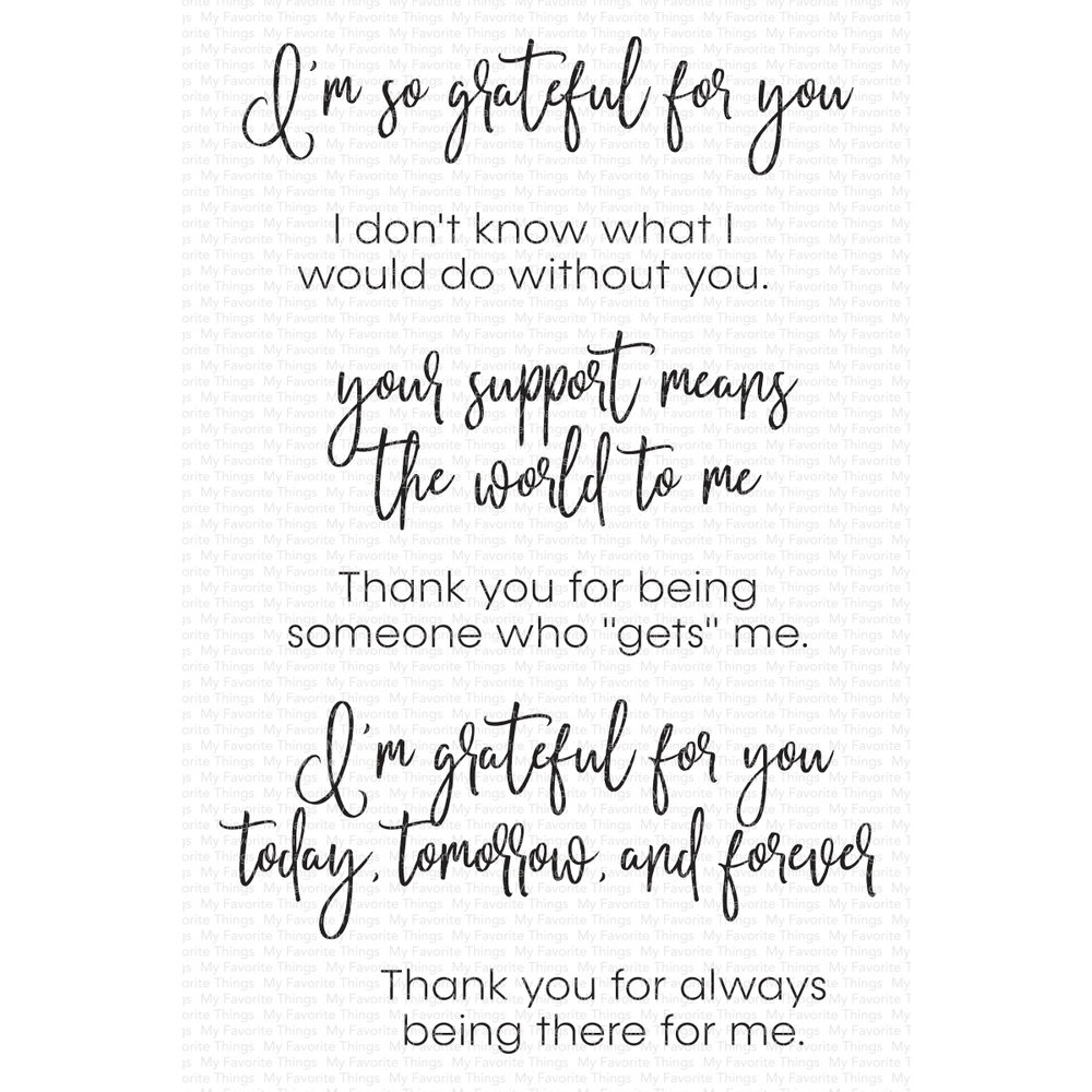 Inside & Out Gratitude Clear Stamps (CS-722) - Craftlines B.V.