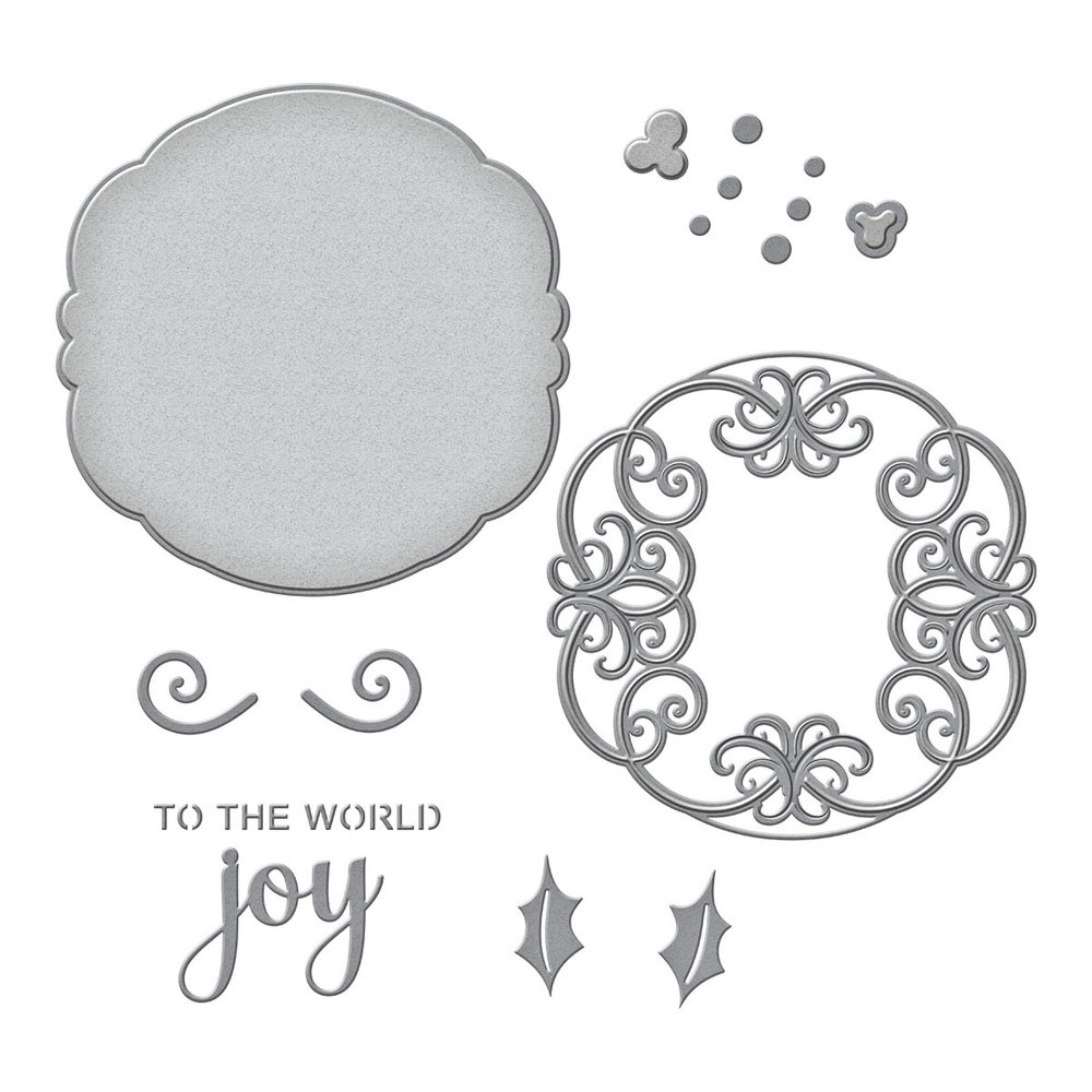 Joy Flourish Doily Etched Dies (S5-532) - Craftlines B.V.