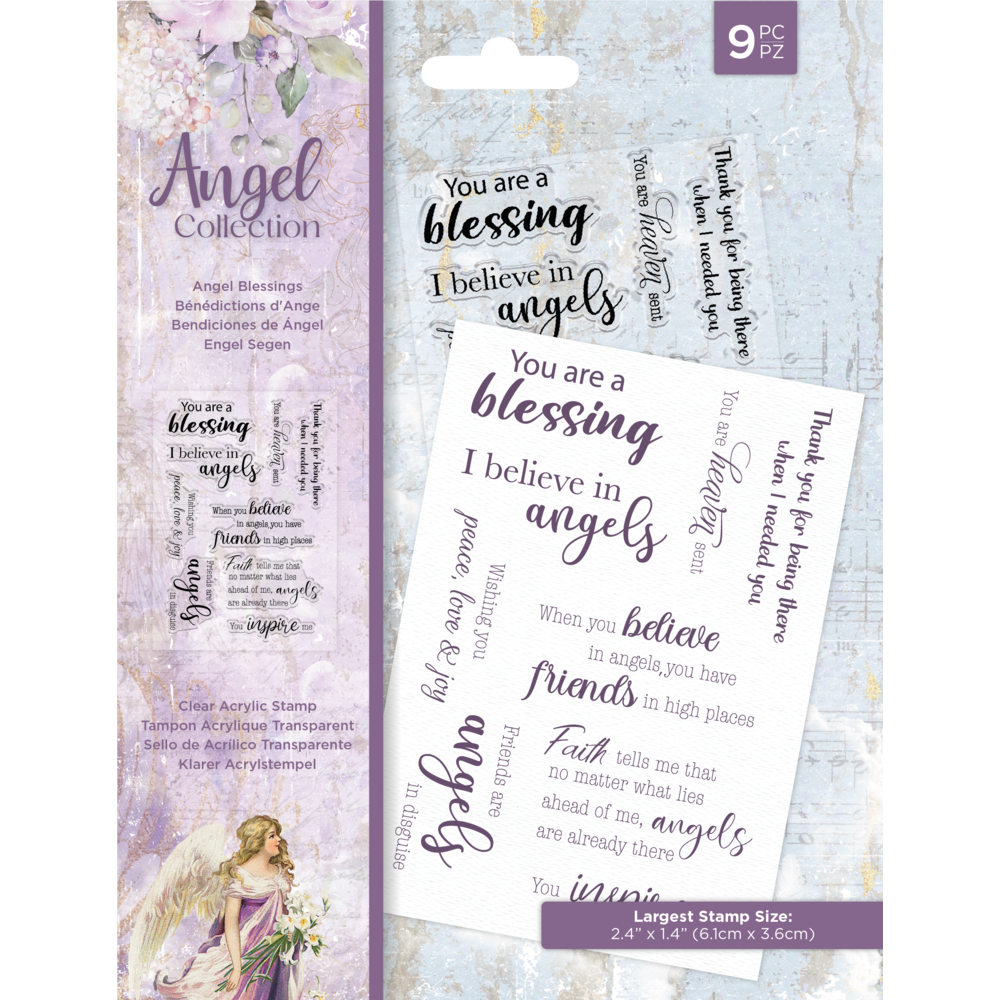 Angel Collection Clear Stamps Angel Blessings (ANG-ST-CA-ANBL ...
