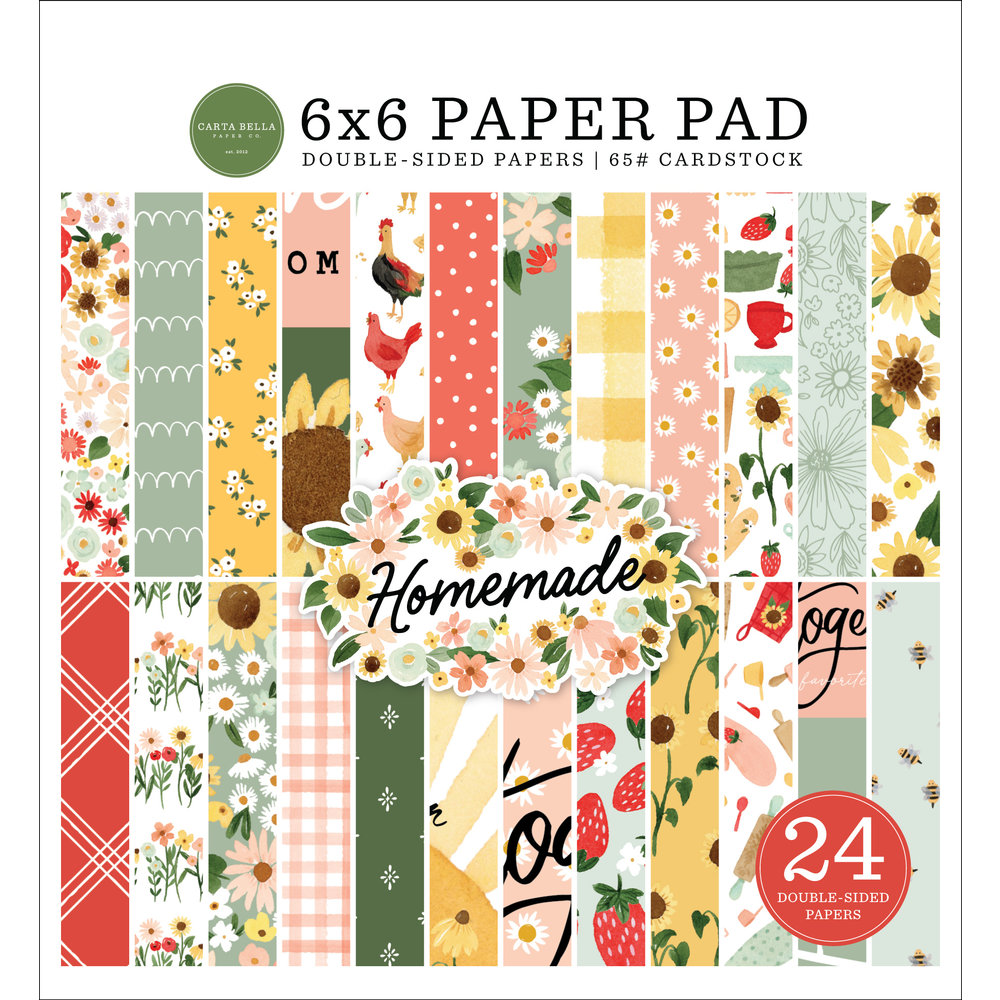 Homemade 6x6 Inch Paper Pad (CBH158023) - Craftlines B.V.