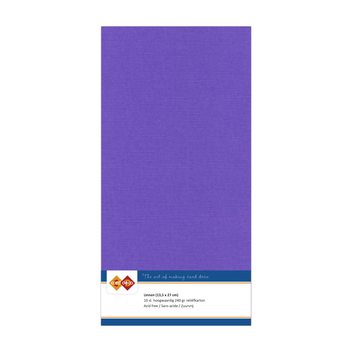 Card Deco Linen Cardstock Square Violet (10pcs) (LKK-4K18) - Craftlines ...