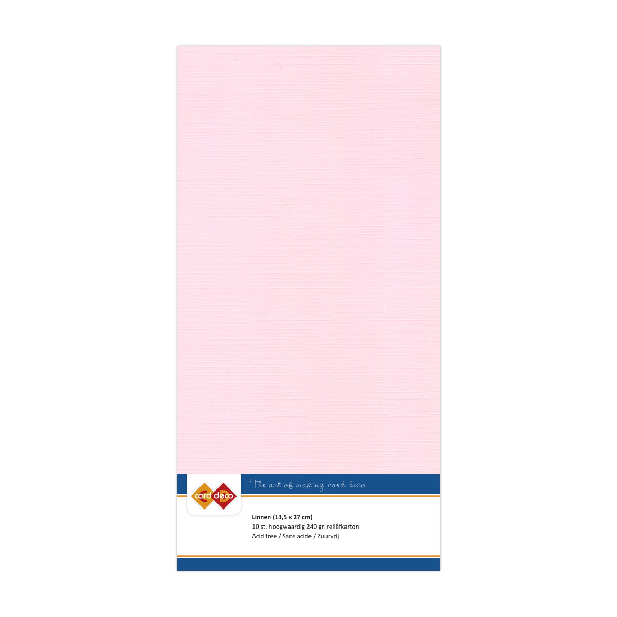 Card Deco Linen Cardstock Square Light Pink (10pcs) (LKK-4K15 ...