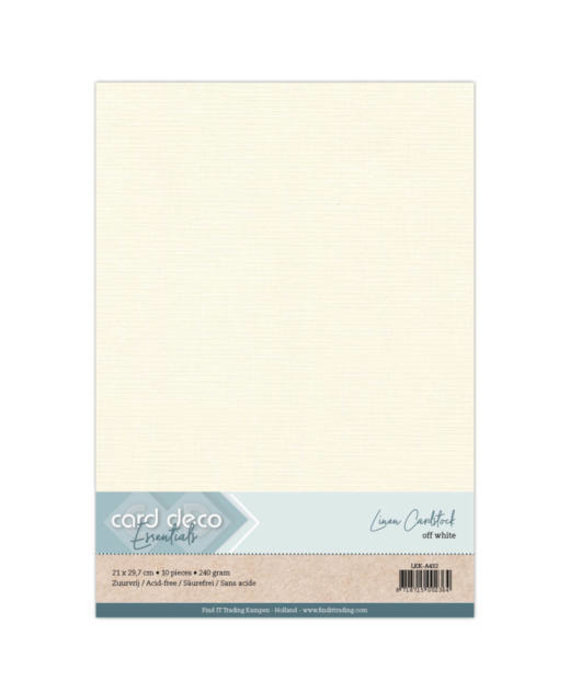 Linen Cardstock A4 / 21 x 29,7 cm - Craftlines B.V.