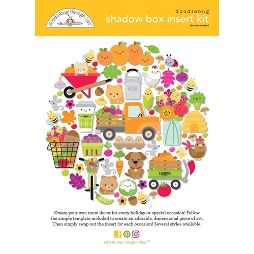 farmers market shadow box kit (7843) - Craftlines B.V.