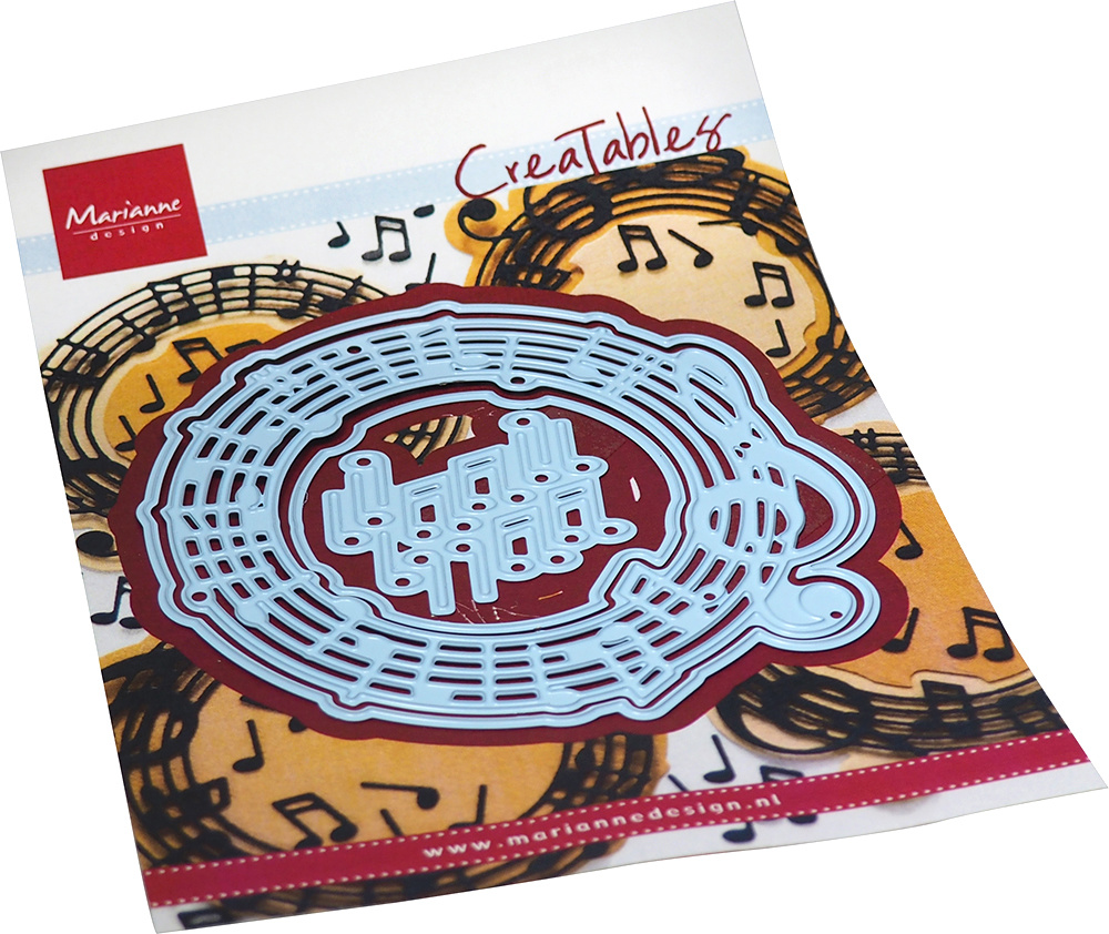 Creatables Music Circle (LR0785) - Craftlines B.V.