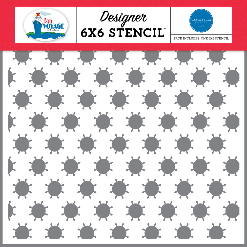 Ship Wheel Stencil (CBBV161035) - Craftlines B.V.