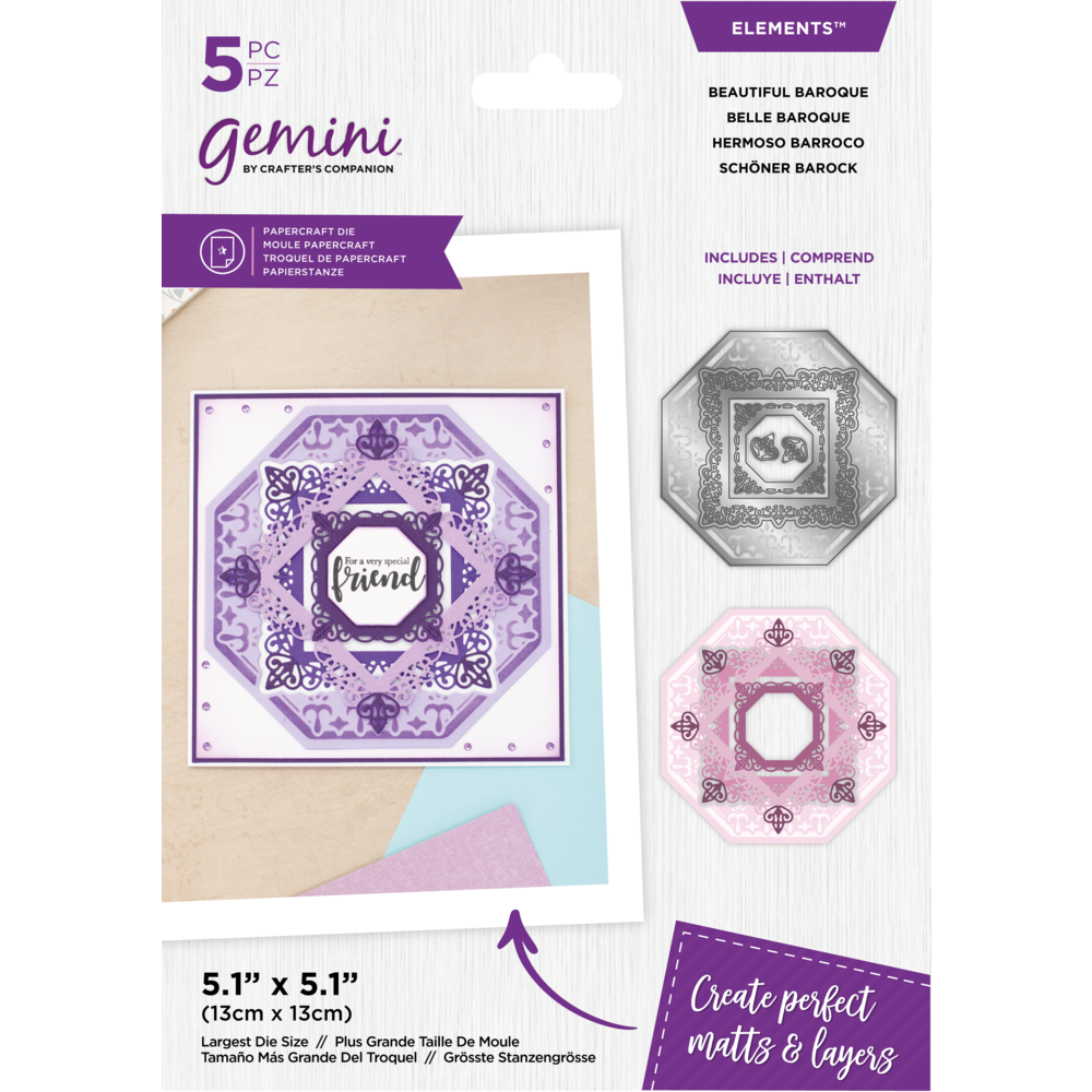 Heritage Beautiful Baroque Elements Dies (GEM-MD-ELE-BEABA ...