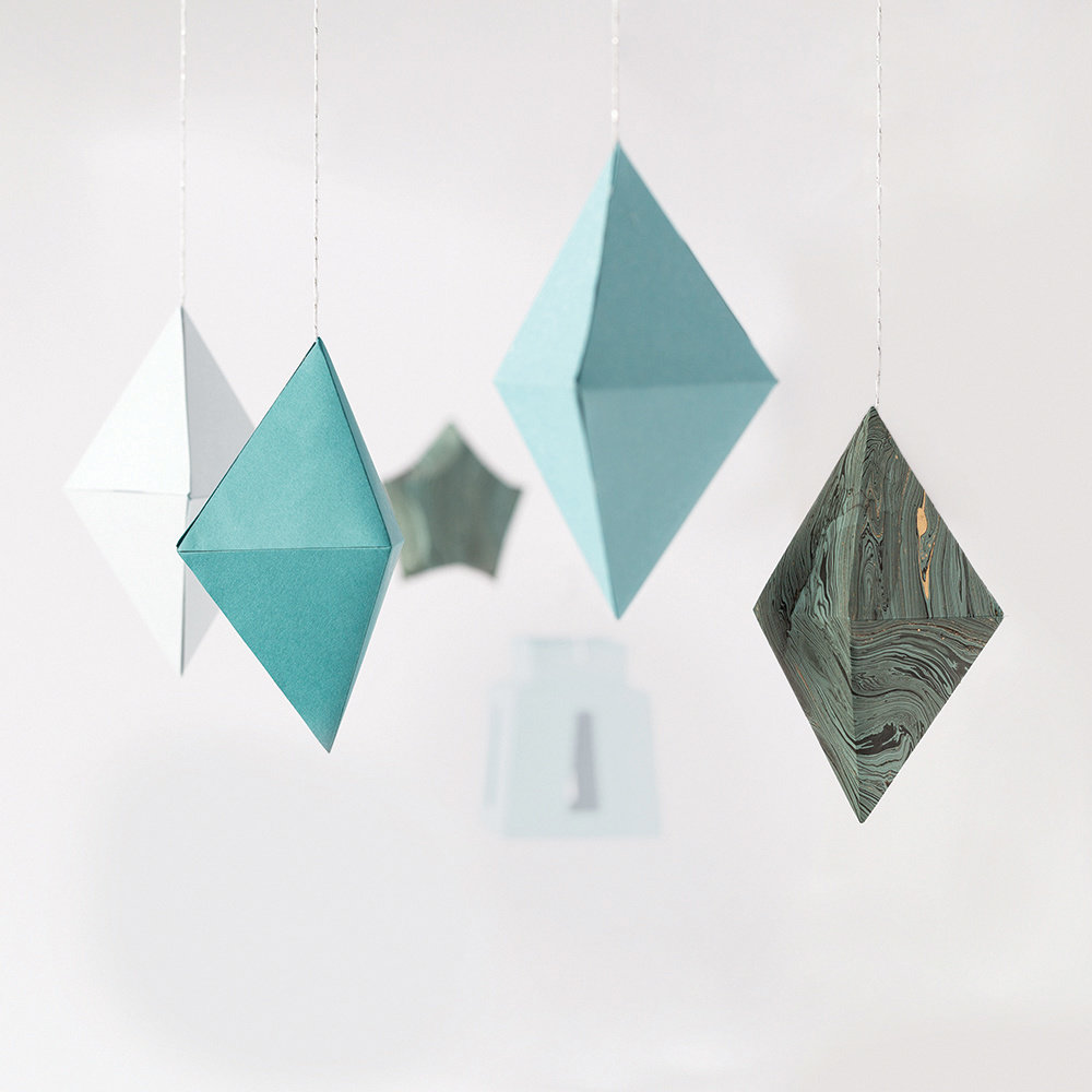 3D Paper Gems Template Diamond (1059567) - Craftlines B.V.