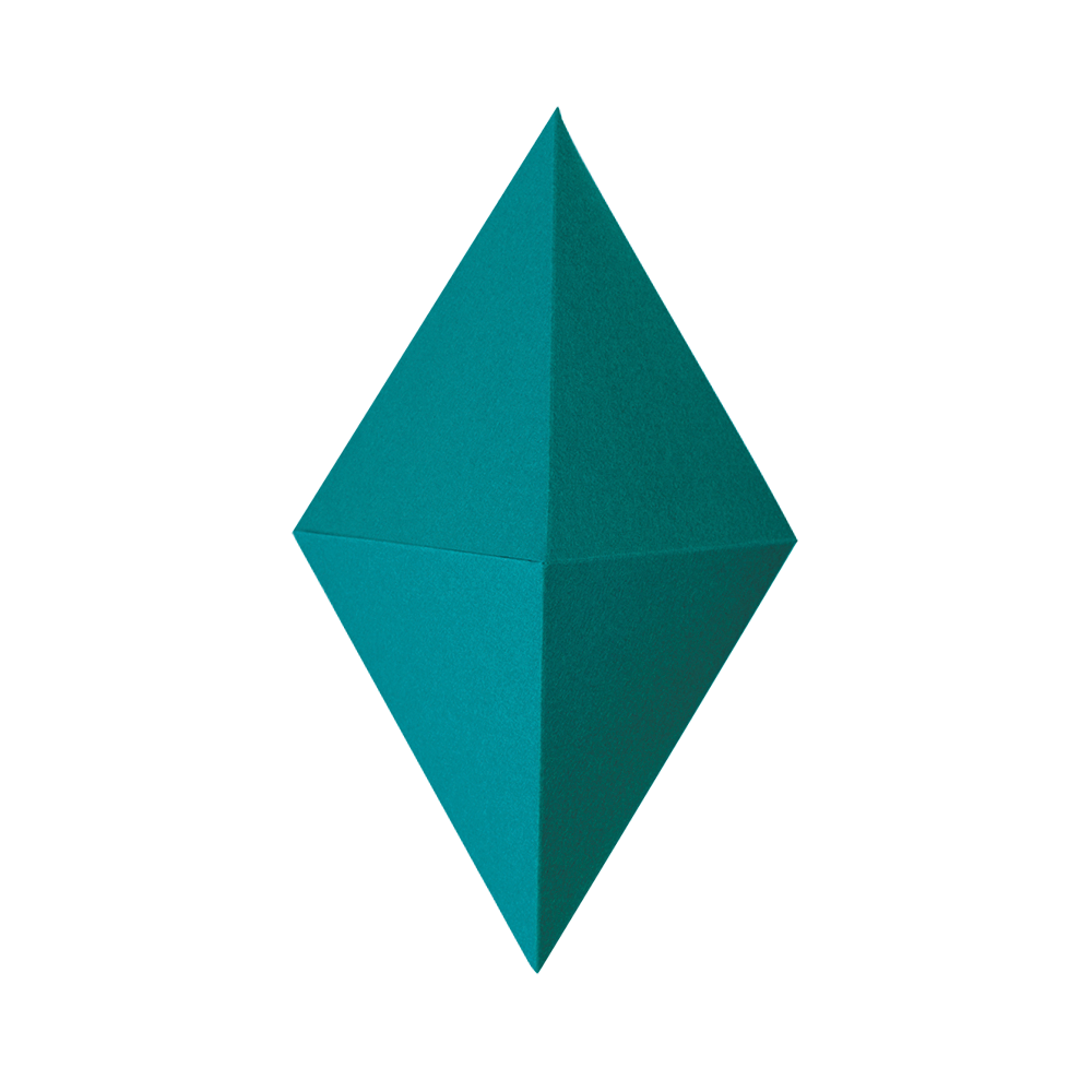 3D Paper Gems Template Diamond (1059567) - Craftlines B.V.