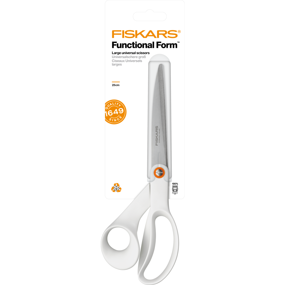 Scissors Universal Functional Form Large 24cm White (1020414 ...