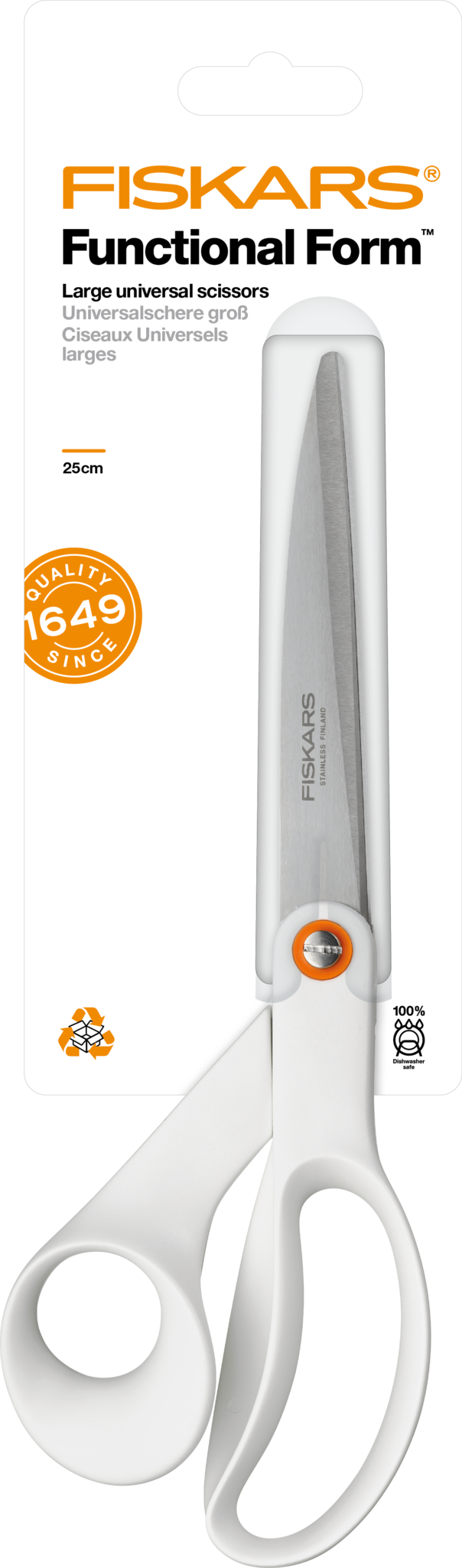 Scissors Universal Functional Form Large 24cm White (1020414 ...