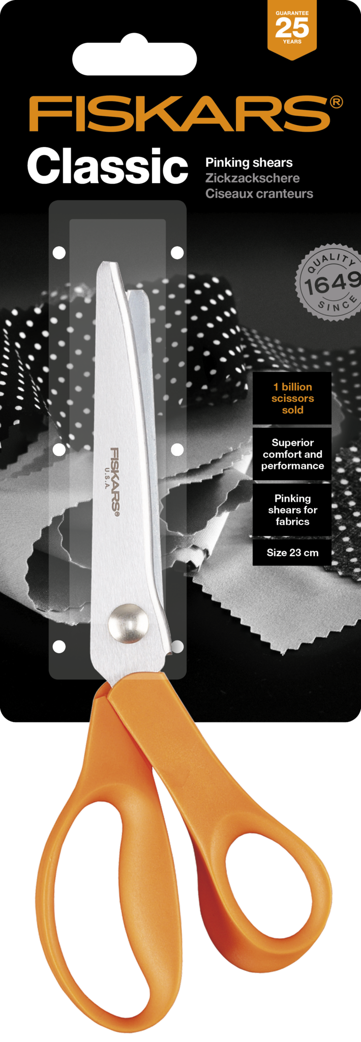 Scissors Classic Pinking Shears 23cm (1005130) - Craftlines B.V.