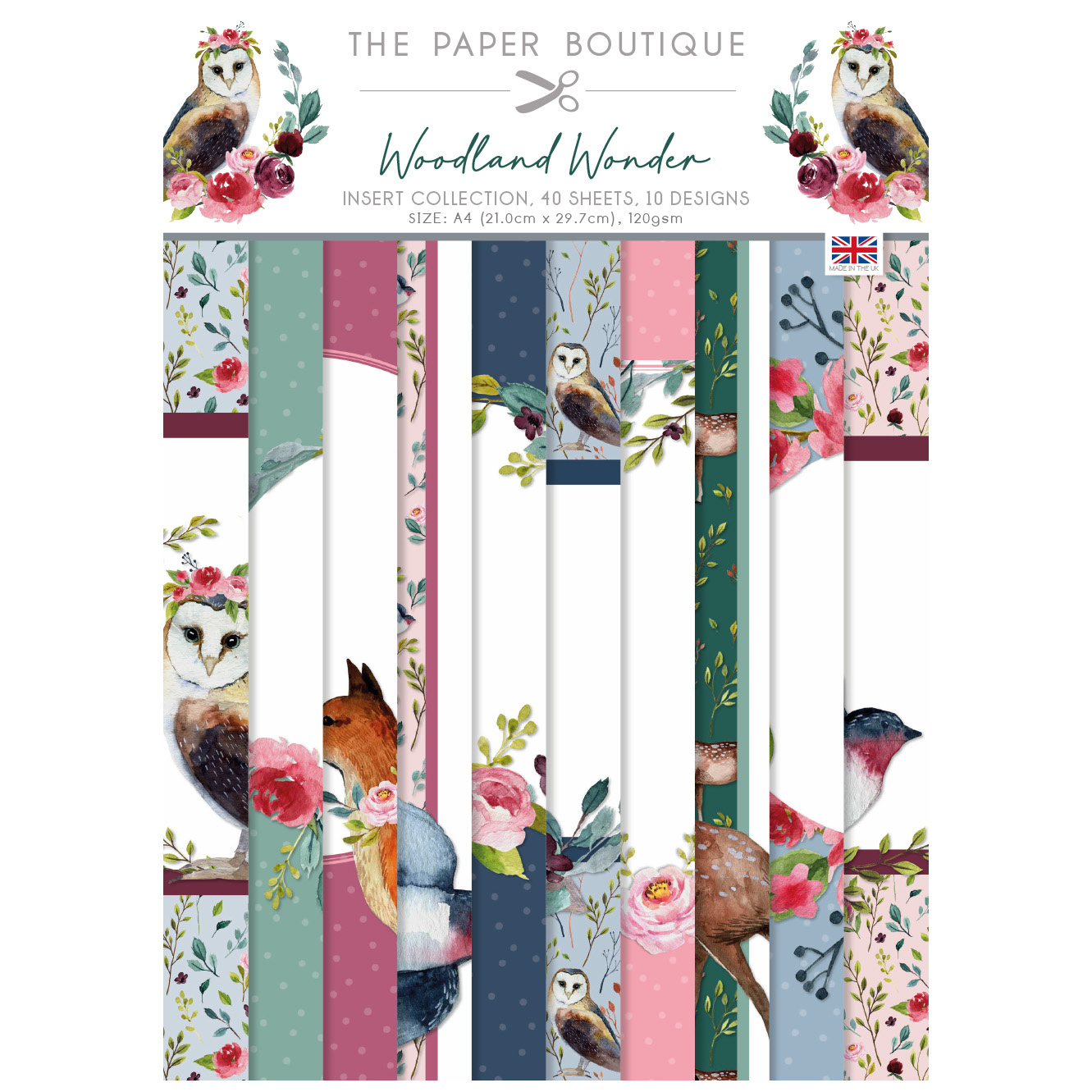 Woodland Wonder A4 Insert Collection (PB1879) - Craftlines B.V.
