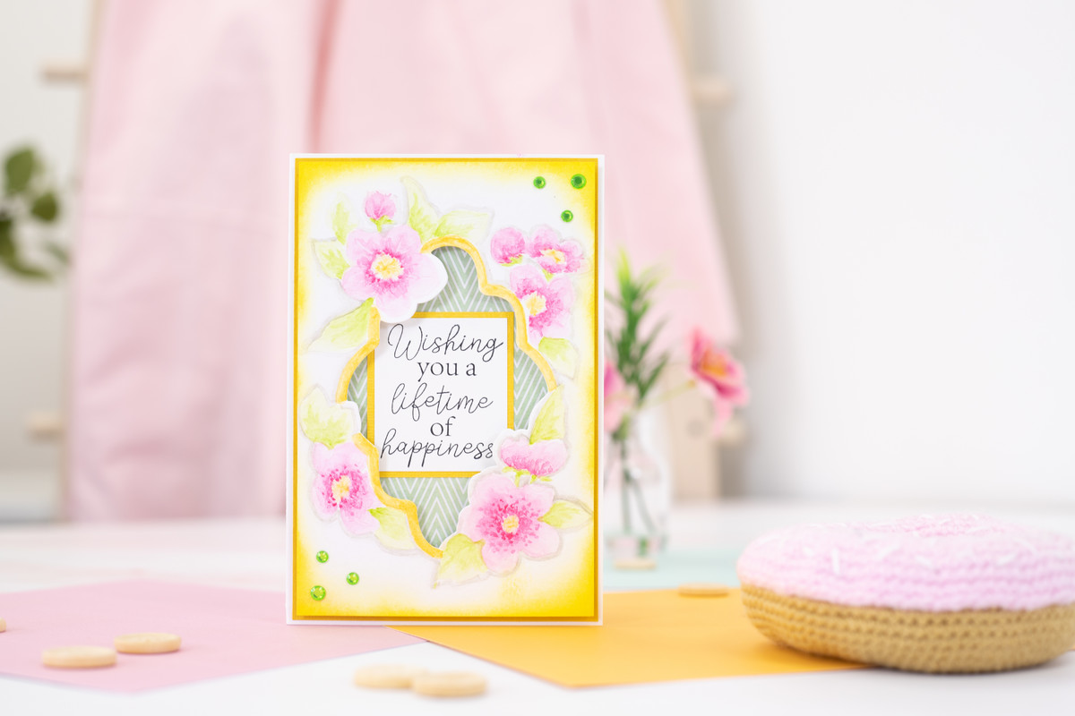 Floral Frame Beautiful Blossom Cut and Emboss Folder (GEM-CEF4-BEBLOS ...