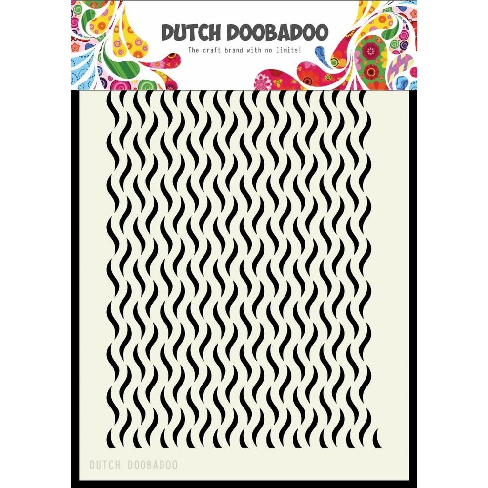 Dutch Mask Art A5 Floral Waves (470.715.125) - Craftlines B.V.