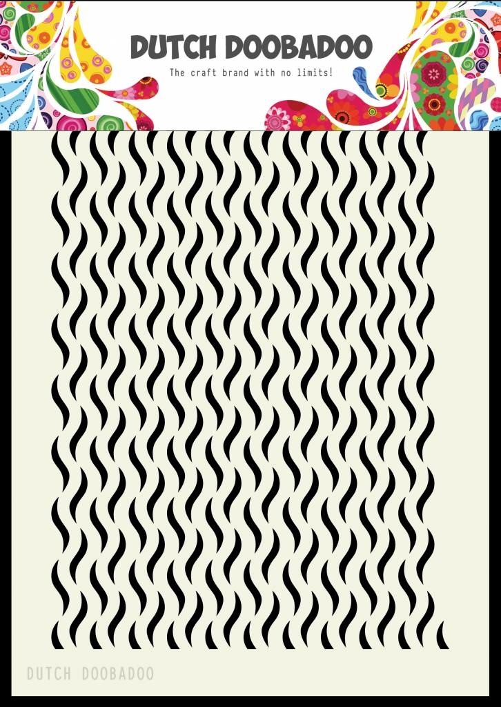 Dutch Mask Art A5 Floral Waves (470.715.125) - Craftlines B.V.