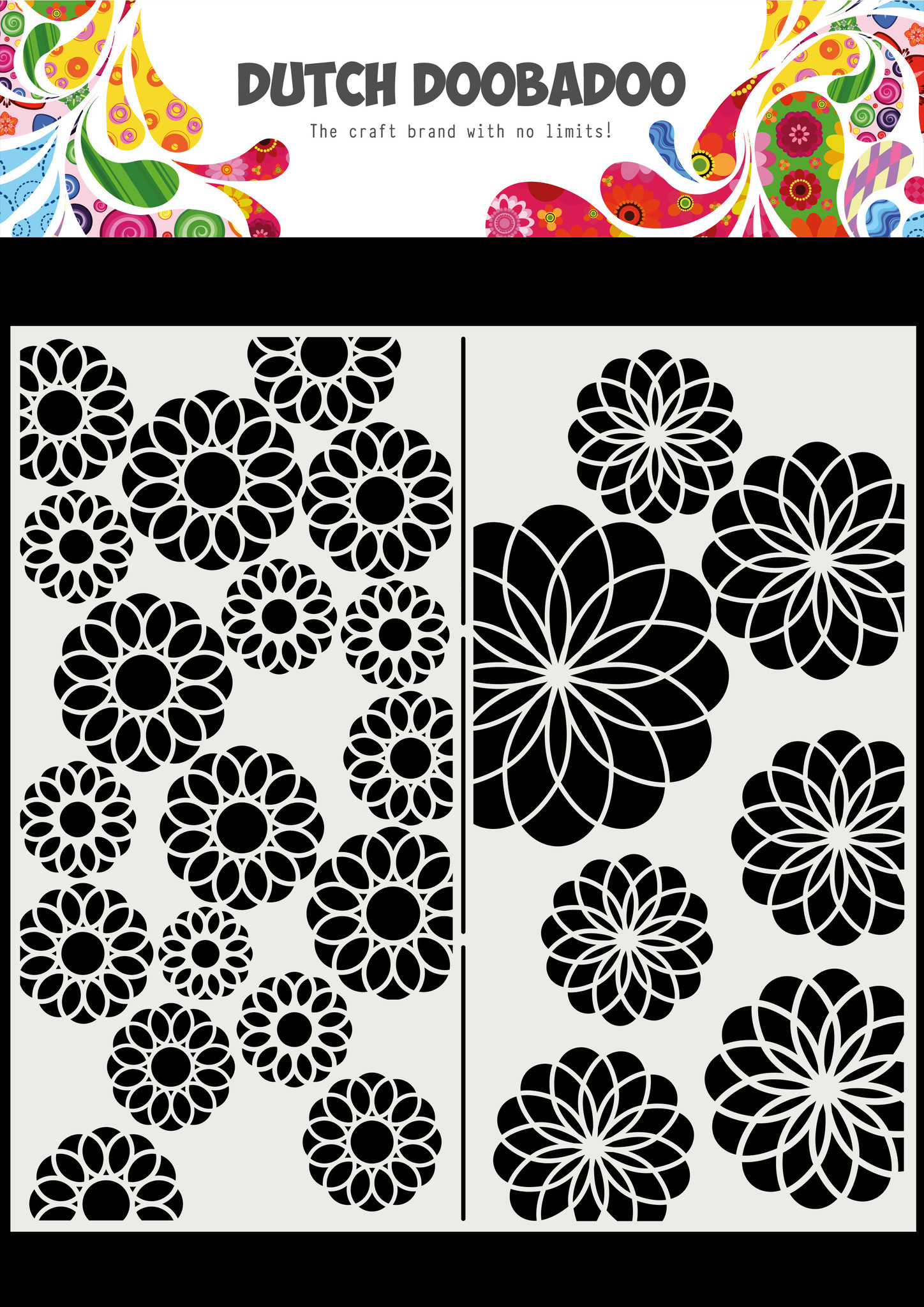 Dutch Mask Art Slimline Flowers (470.715.823) - Craftlines B.V.