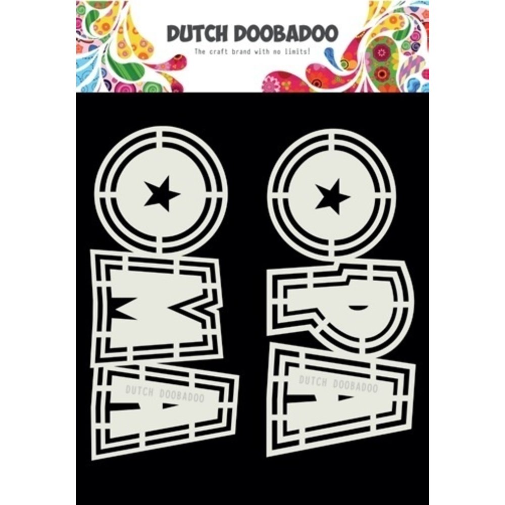 Dutch Shape Art A5 Opa en Oma (2pcs) (470.713.807) - Craftlines B.V.