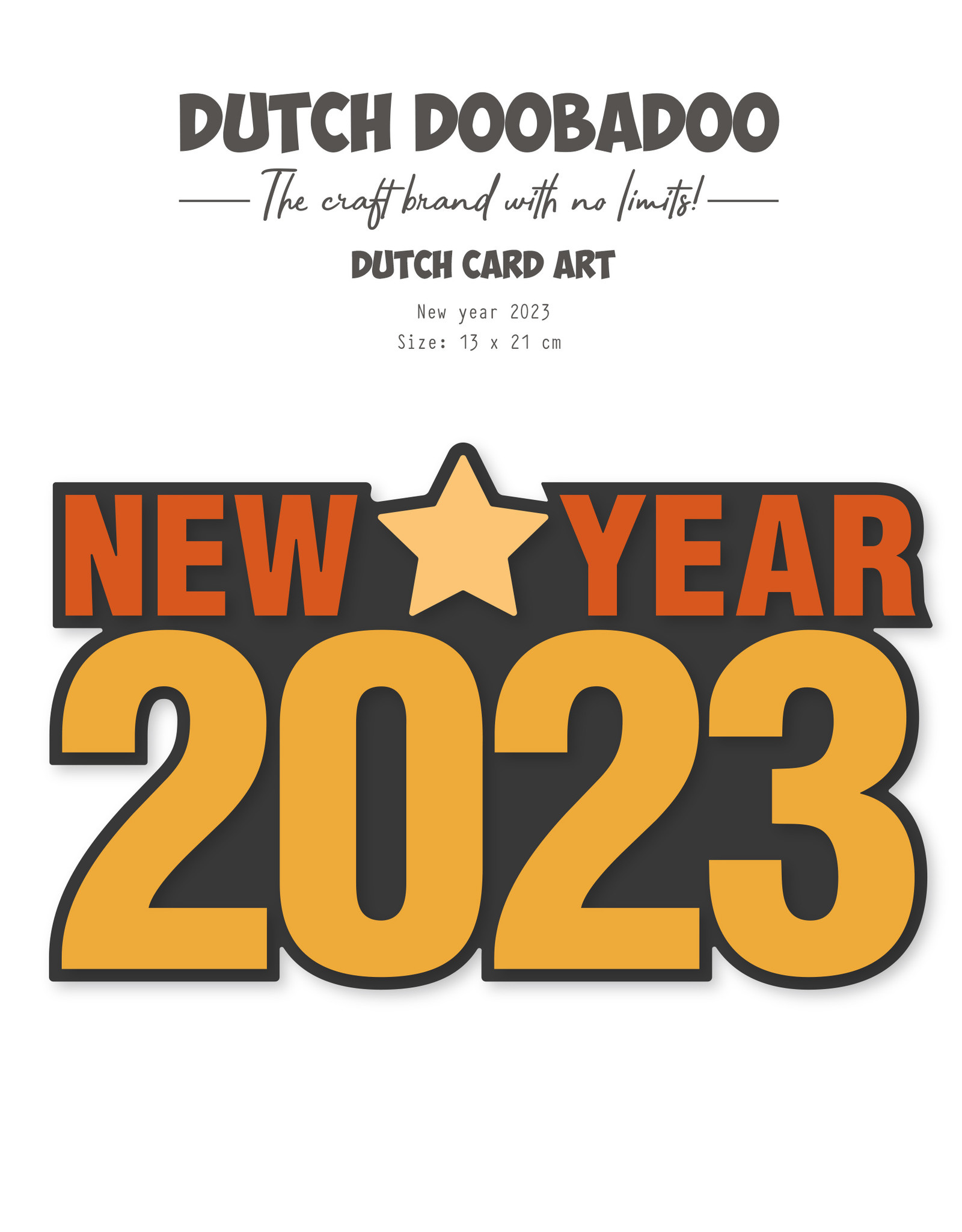Dutch Card Art A5 New Year 2023 (470.784.184) - Craftlines B.V.