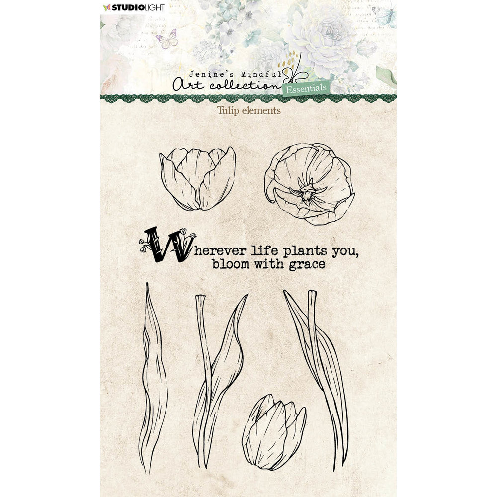 Tulip Elements Essentials Clear Stamps (JMA-ES-STAMP338) - Craftlines B.V.