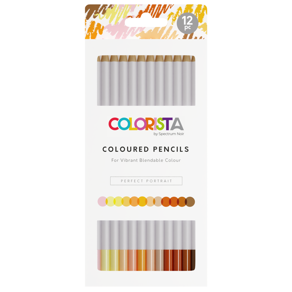 Colorista Coloured Pencil Perfect Portrait (12pcs) (SNCOL-COLP-PER12 ...