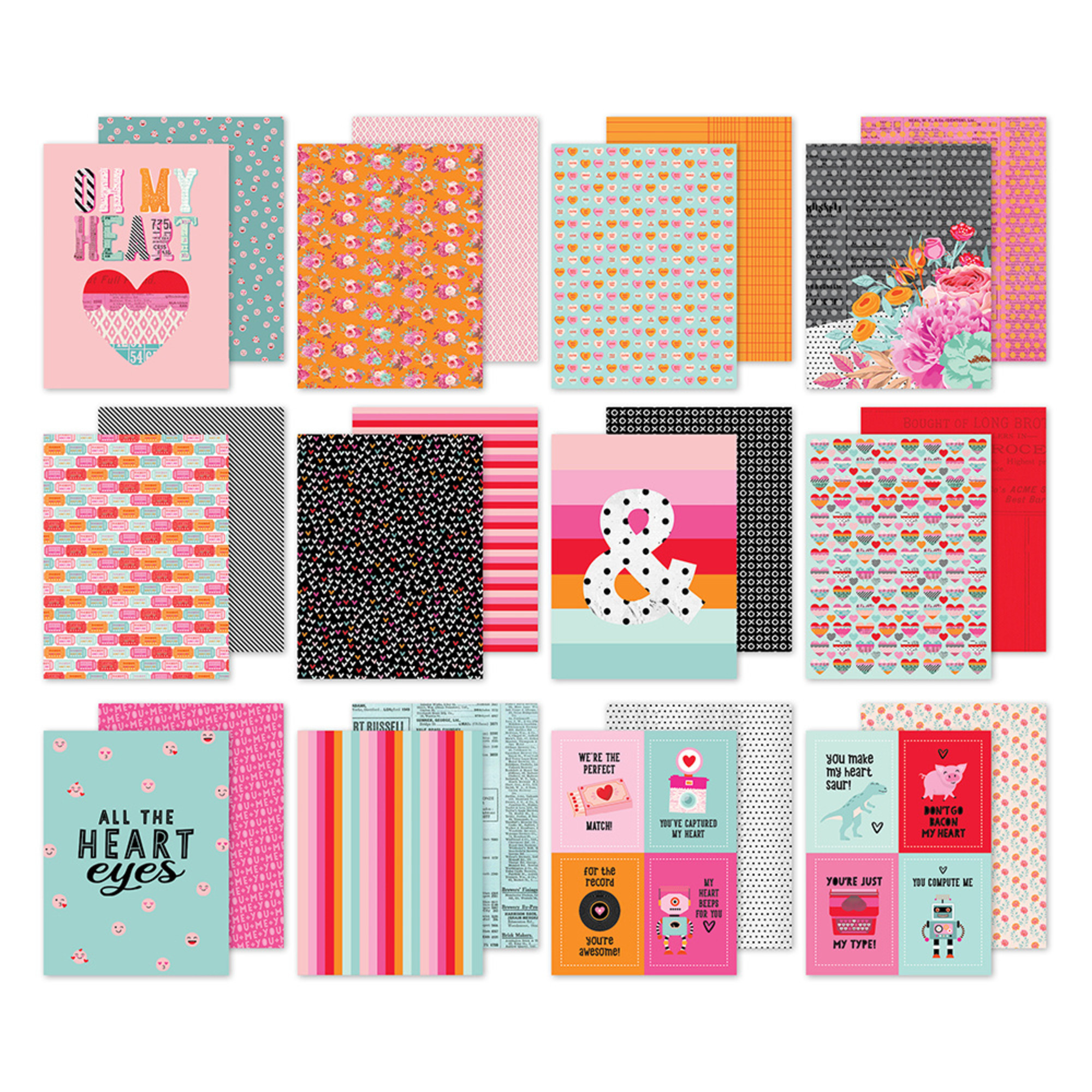 Heart Eyes 6x8 Inch Paper Pad (SIS19414) - Craftlines B.V.