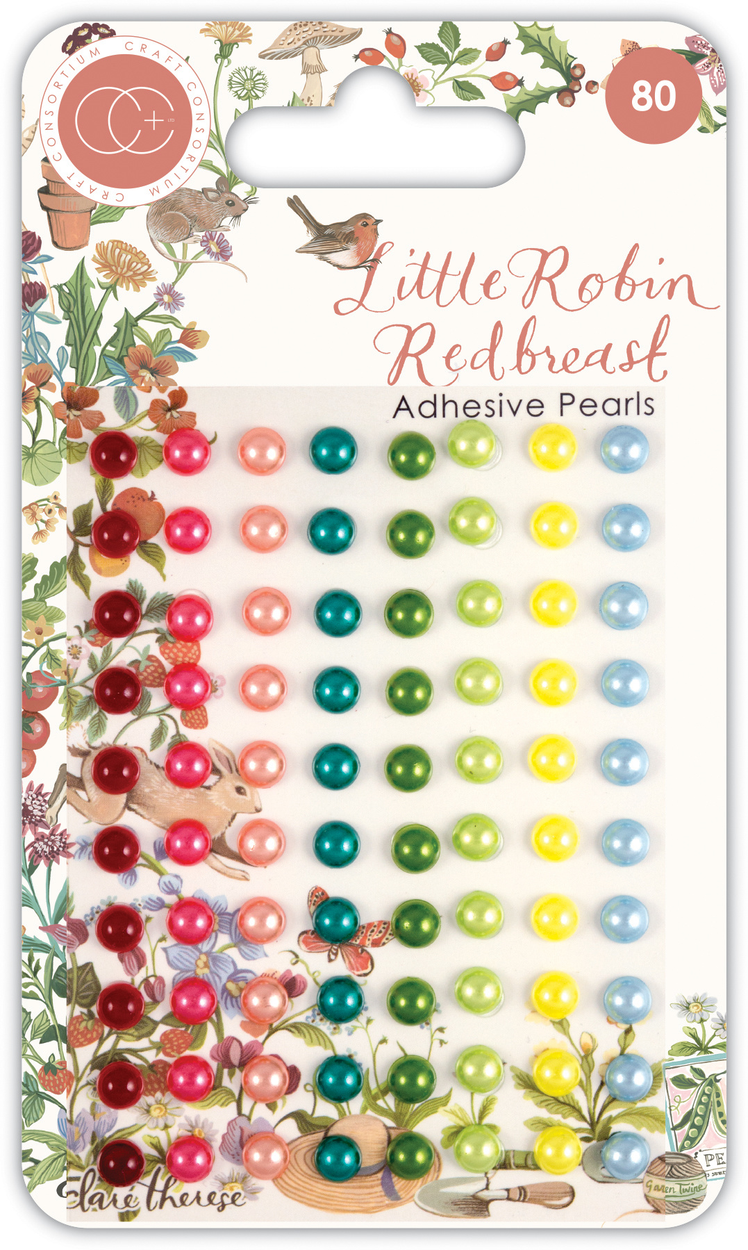 Little Robin Redbreast Enamel Dots (CCAPRL007) - Craftlines B.V.