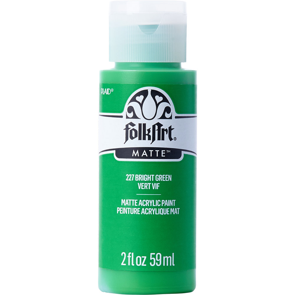 Acrylic Matte Bright Green 2 fl oz (227) - Craftlines B.V.