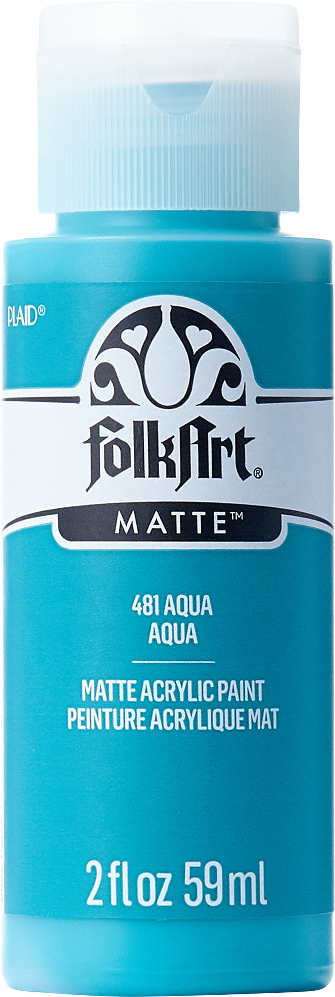 Acrylic Matte Aqua 2 fl oz (481) - Craftlines B.V.