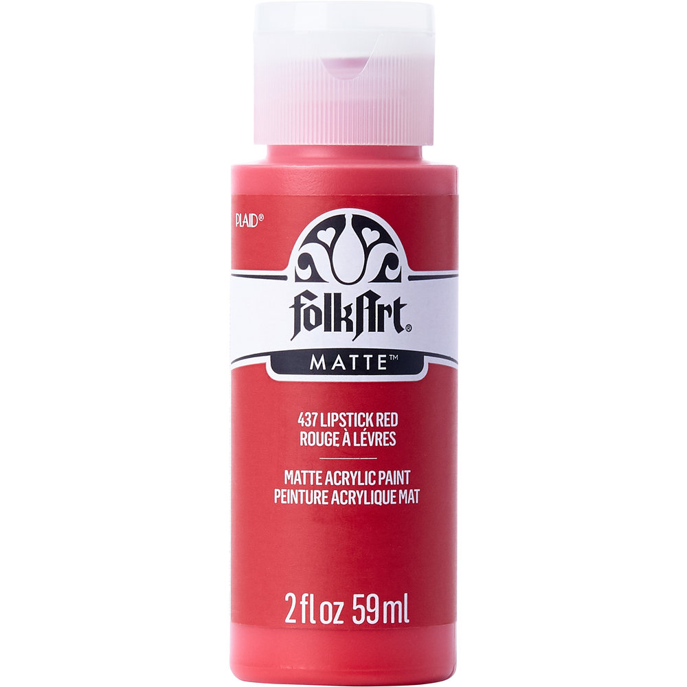 Acrylic Matte Lipstick Red 2 fl oz (437) - Craftlines B.V.