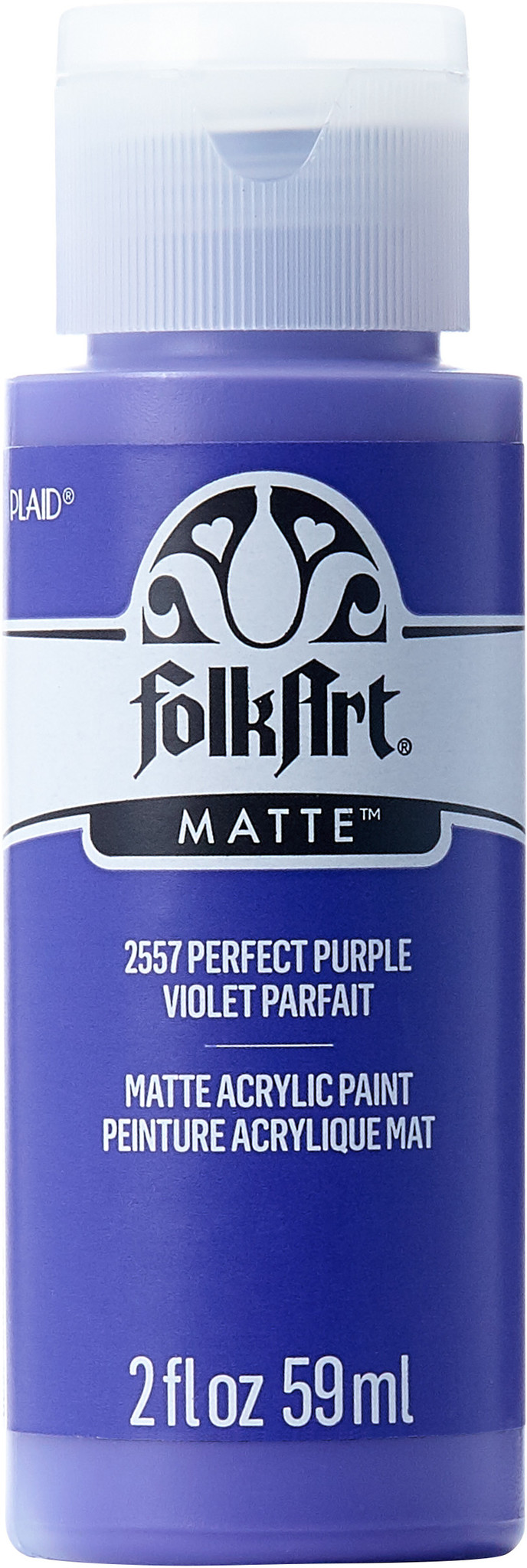 Acrylic Matte Perfect Purple 2 fl oz (2557) - Craftlines B.V.