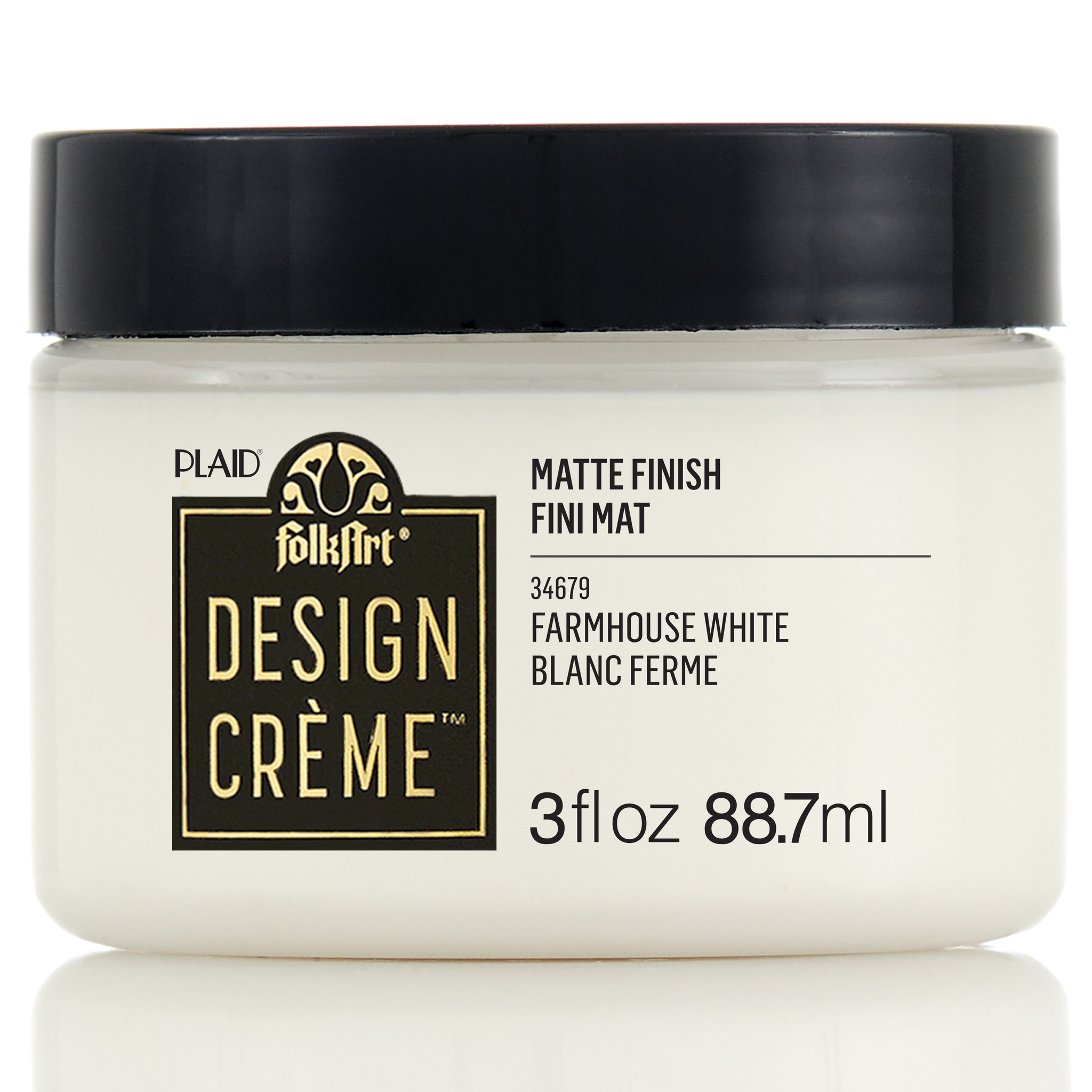 Design Creme Farmhouse White 3 fl oz (34679) - Craftlines B.V.