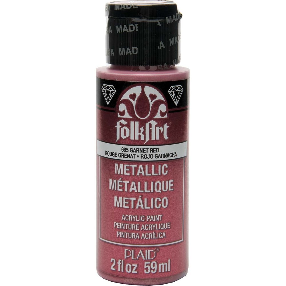 Metallic Garnet Red 2 fl oz (665) - Craftlines B.V.