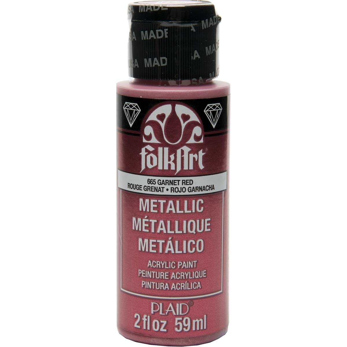 Metallic Garnet Red 2 fl oz (665) - Craftlines B.V.
