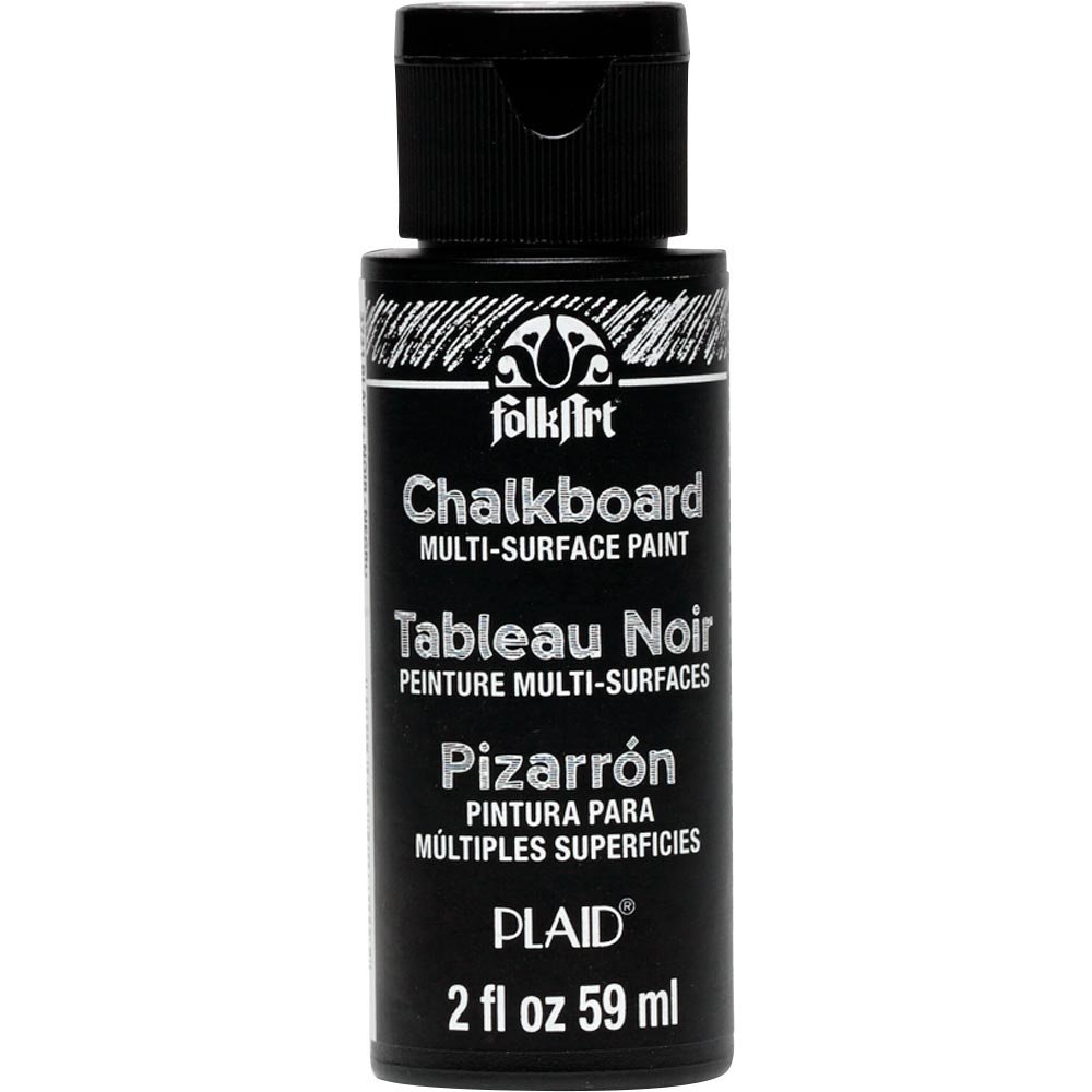 Multi-Surface Paint Chalkboard Black 2 fl oz (2721) - Craftlines B.V.