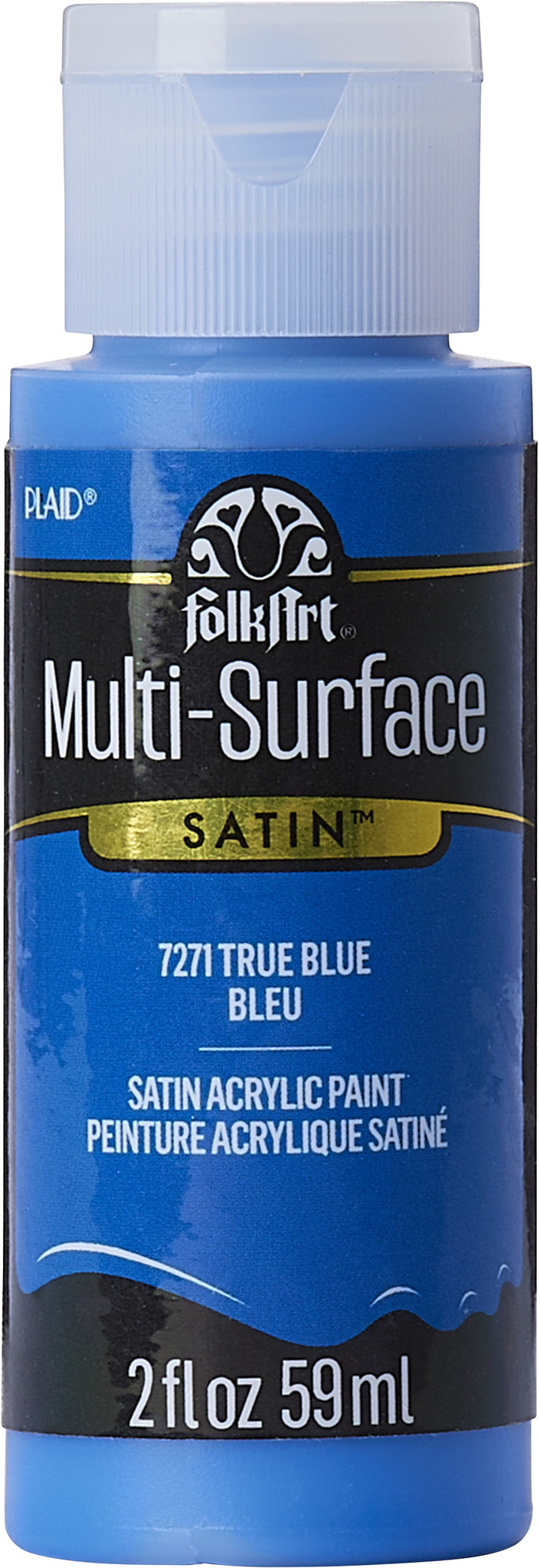 Multi-Surface Satin True Blue 2 fl oz (7271) - Craftlines B.V.