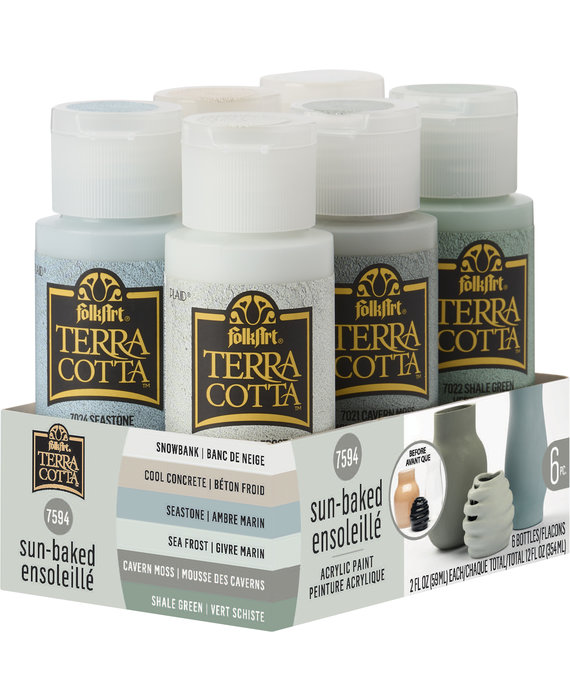 Folkart Terra Cotta Textured Paint - Craftlines B.V.