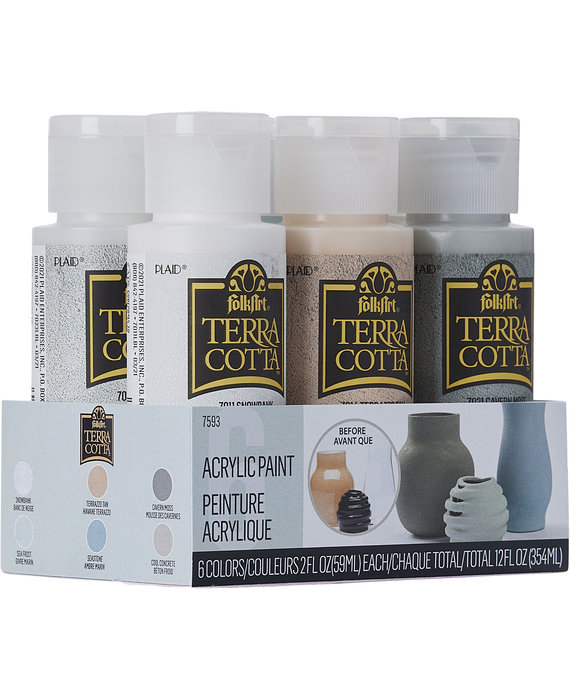 Folkart Terra Cotta Textured Paint - Craftlines B.V.