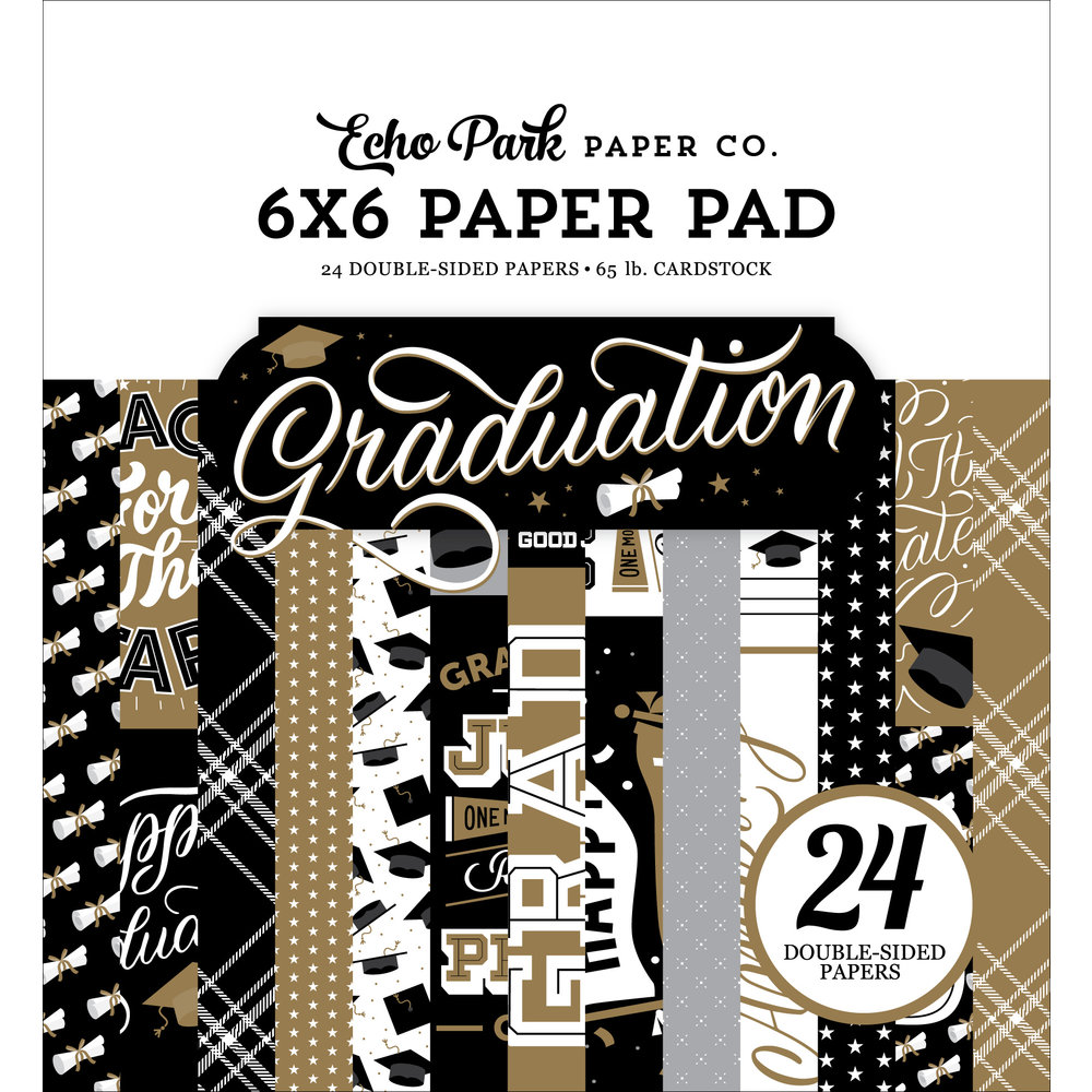 Graduation 6x6 Inch Paper Pad (GR298023) - Craftlines B.V.