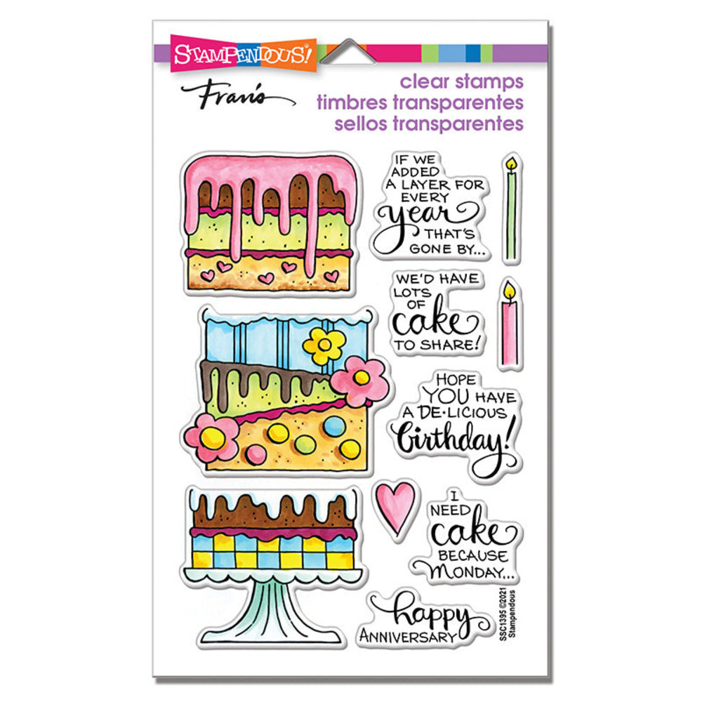 Cake Perfectly Clear Stamps (SSC1395) - Craftlines B.V.