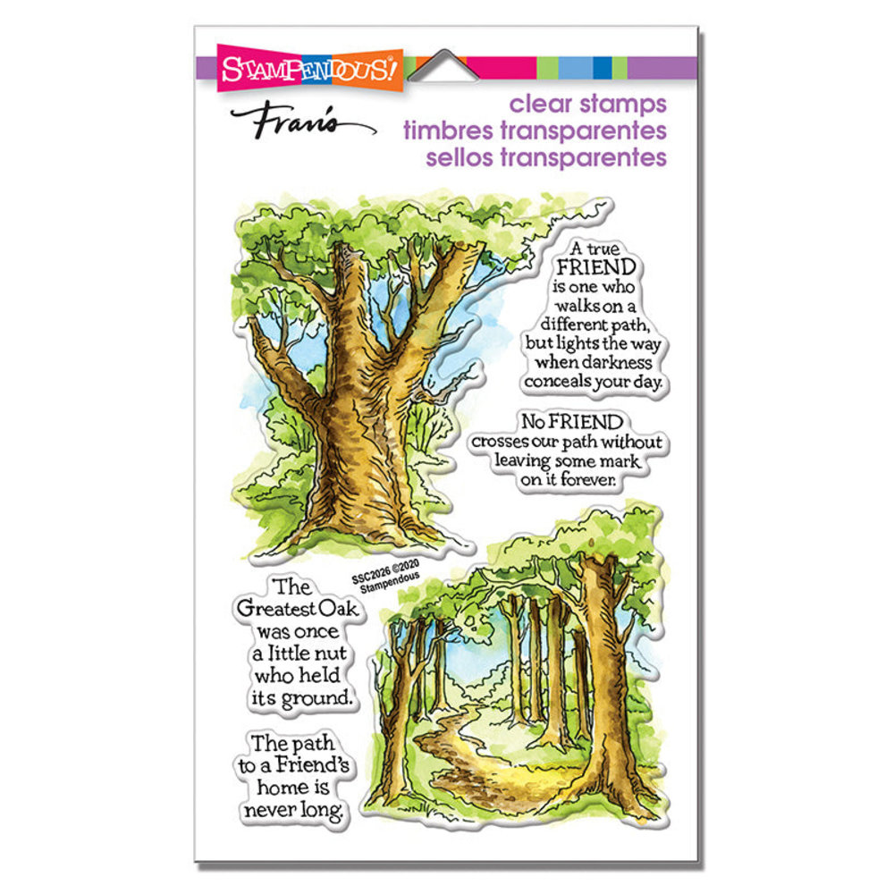 Forest Path Perfectly Clear Stamps (SSC2026) - Craftlines B.V.
