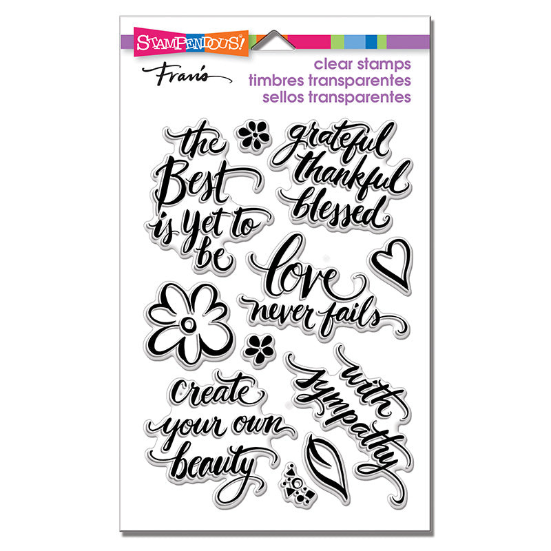 Script Sayings Clear Stamps (SSC1308) - Craftlines B.V.