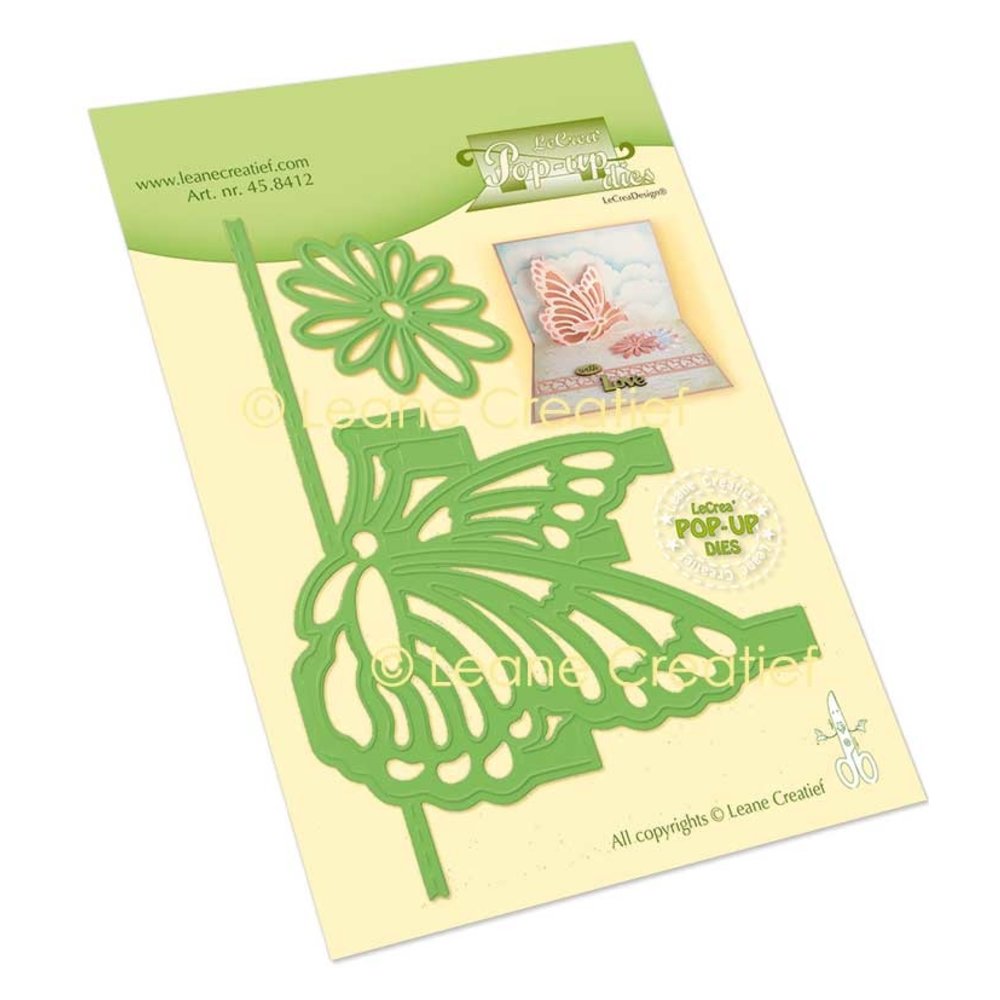 Pop-Up Butterfly Cut & Emboss Dies (45.8412) - Craftlines B.V.