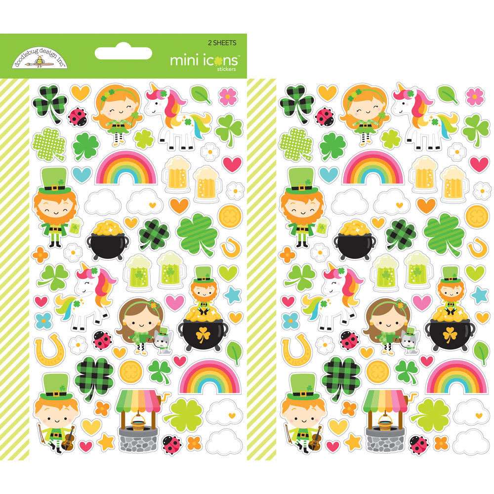 Lots O' Luck Mini Icons Stickers (6254) - Craftlines B.V.