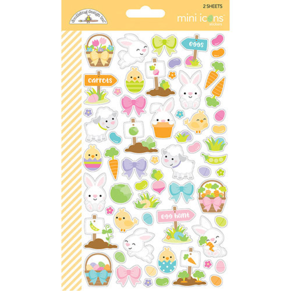 Hoppy Easter Mini Icons Stickers (6256) - Craftlines B.V.