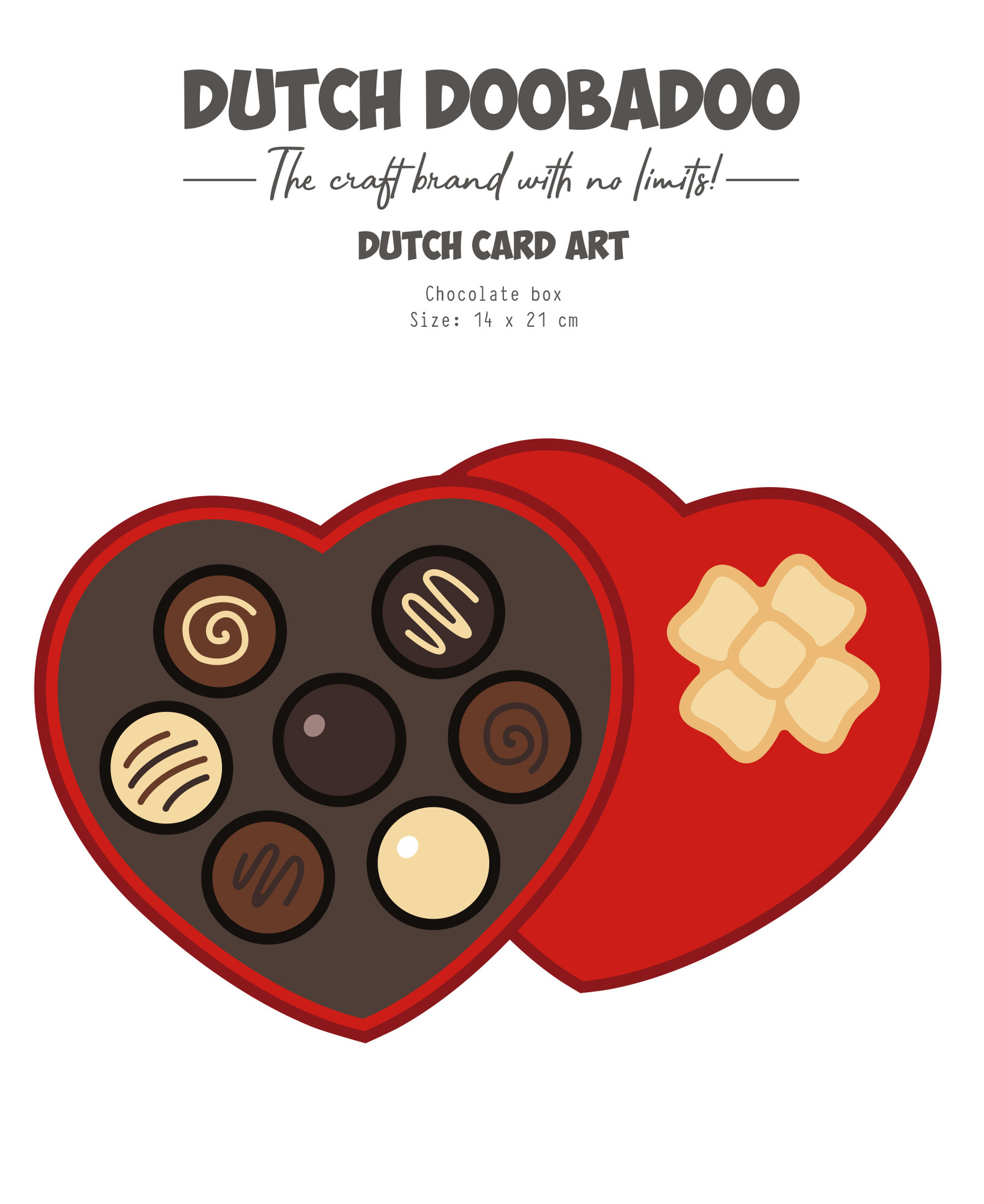 Dutch Card Art A5 Chocolate Box (470.784.200) - Craftlines B.V.