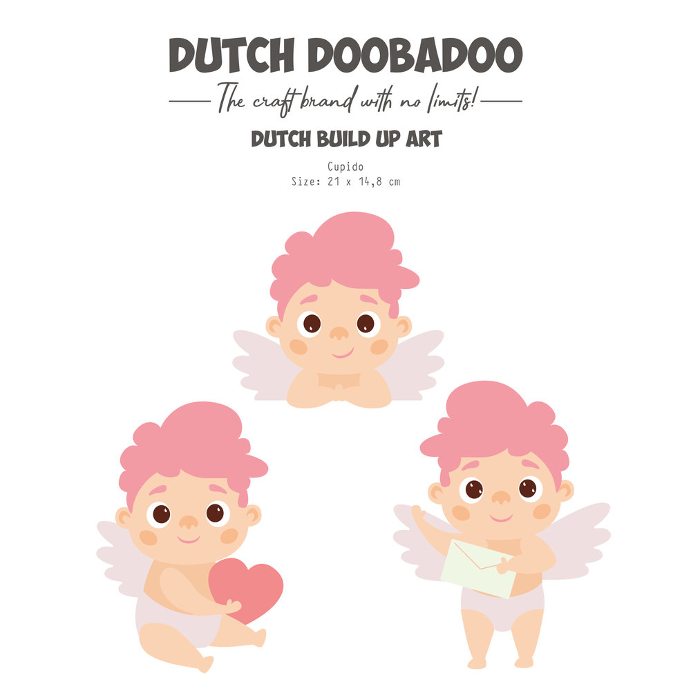 Dutch Card Art Build Up A5 Cupido (470.784.201) - Craftlines B.V.
